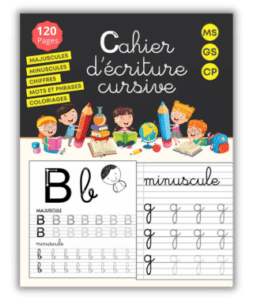 Cahier d’écriture cursive - Tracer les lettres de l'alphabet