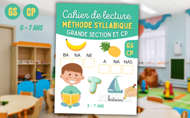 Cahier de lecture méthode syllabique - Apprendre à lire