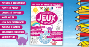 Livre de jeux pour enfants à la maison ou en vacances